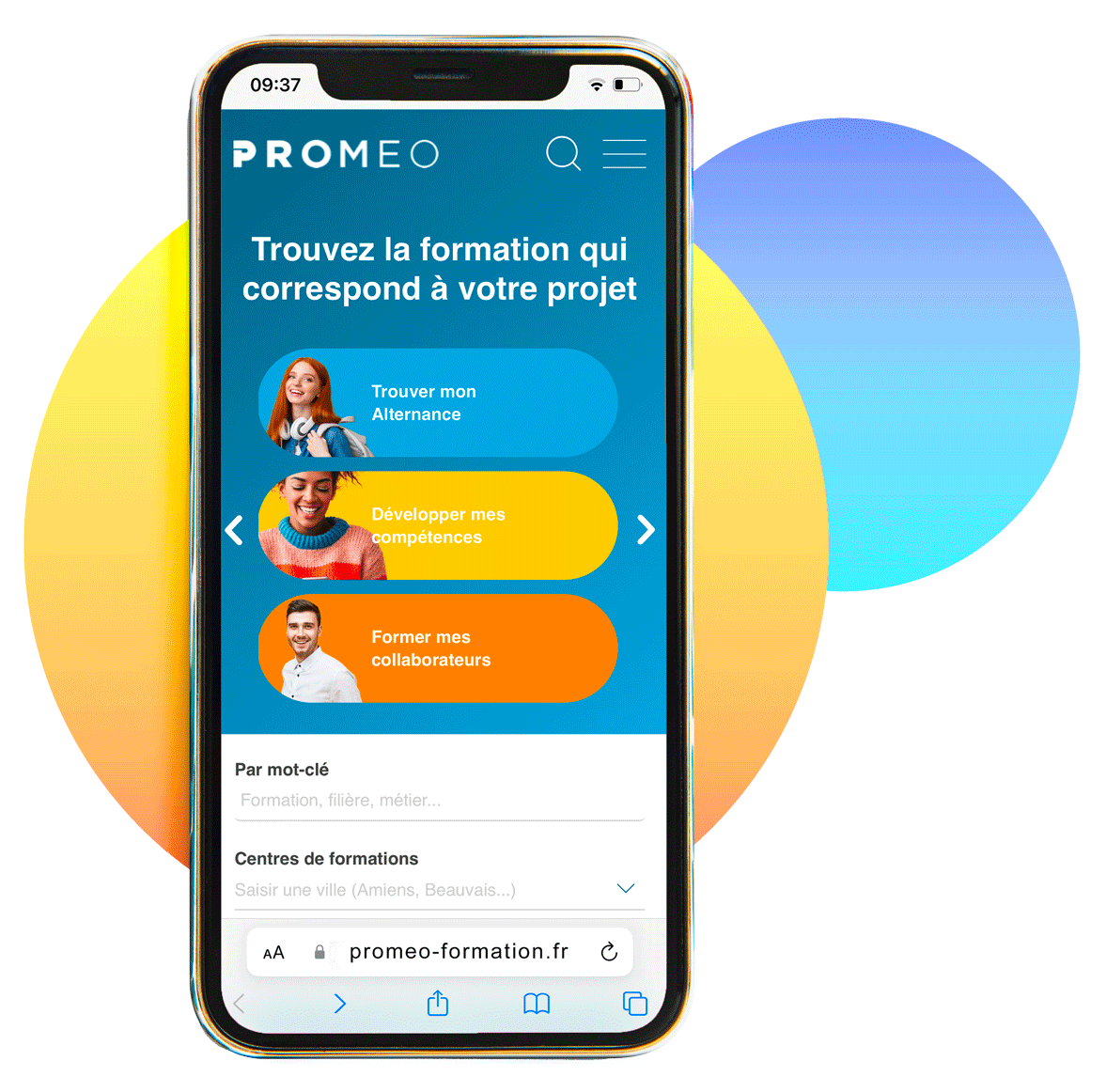 Nouveau site web PROMEO : Votre avenir en un clic | Promeo